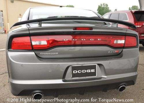 The back end of the 2012 Dodge Charger SRT8 | Torque News